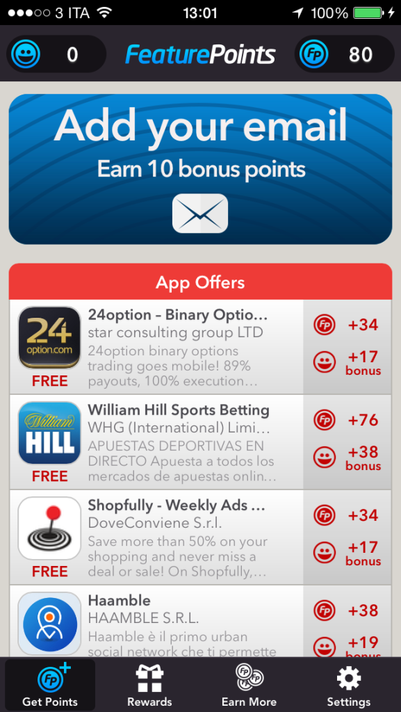 FeaturePoints carte regalo iTunes, Steam e Amazon gratis! | Tuttodinternet